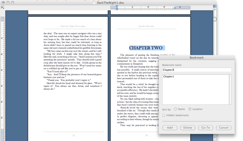 How to Make a Linked Table of Contents for Kindle eBooks – Jennifer ...